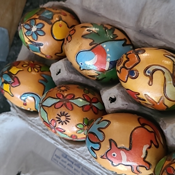 Vintage | Holiday | Vintage Pysanky Ukrainian Hand Carved And Painted ...
